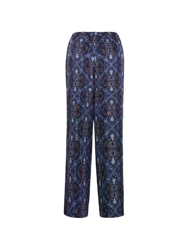 Cara Cara Girona Metallic-print Trousers
