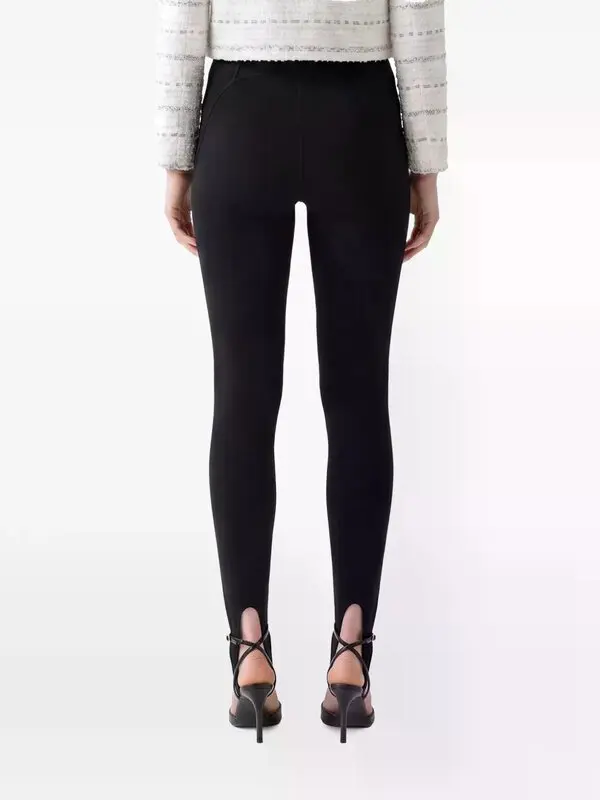 SELF-PORTRAIT Knit Stirrup Leggings