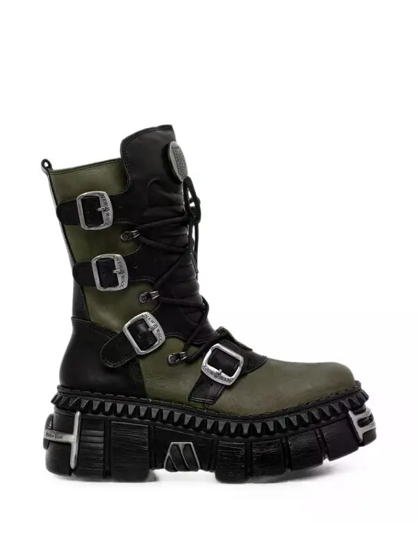 NEW ROCK X Attack On Titan Buckled Platform Boots