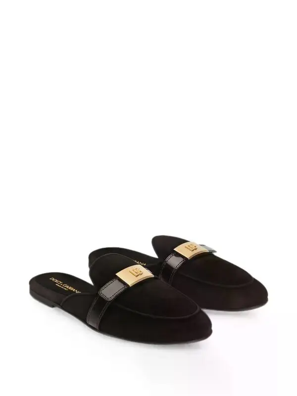 Dolce & Gabbana Suede Mules