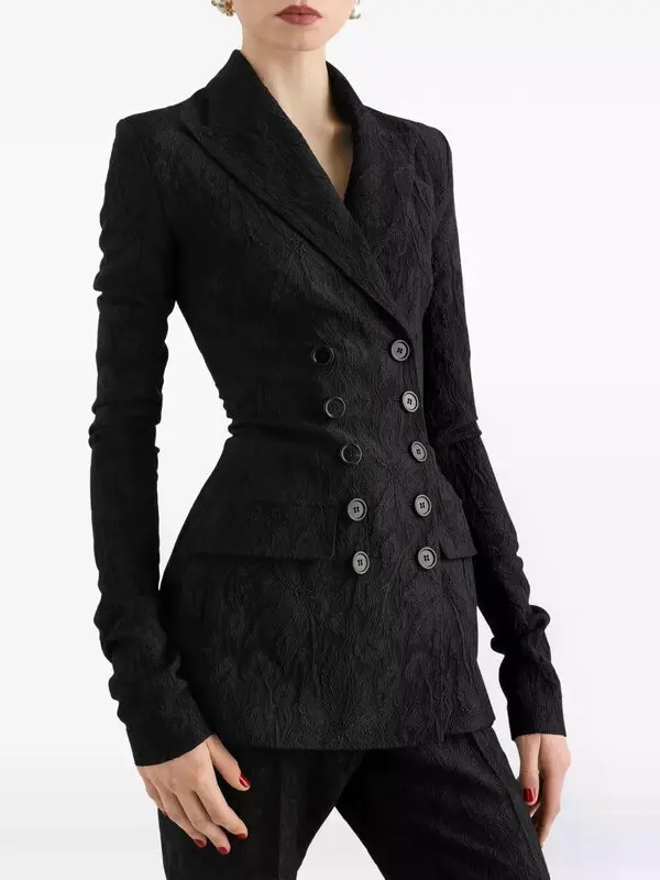 Dolce & Gabbana Floral Brocade Double-breasted Jacket