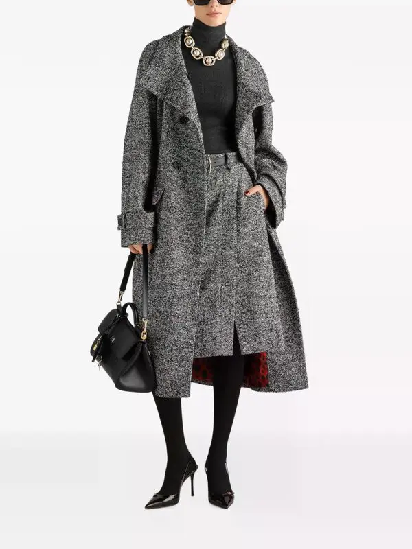 Dolce & Gabbana Double-breasted Wool-blend Coat