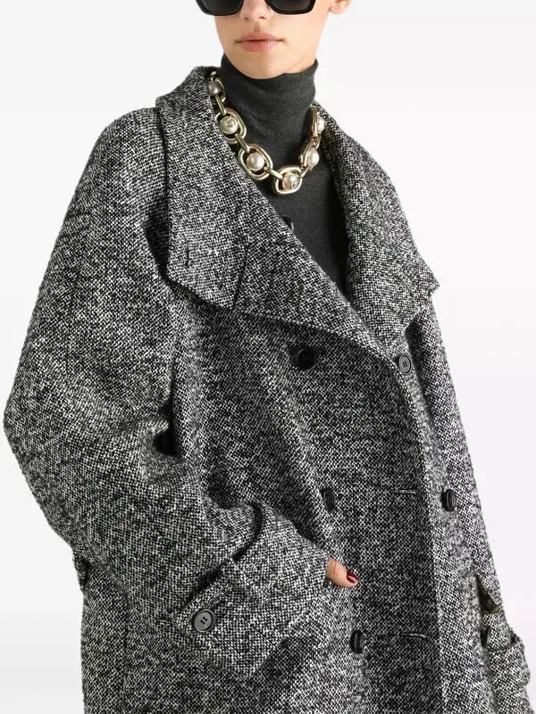 Dolce & Gabbana Double-breasted Wool-blend Coat