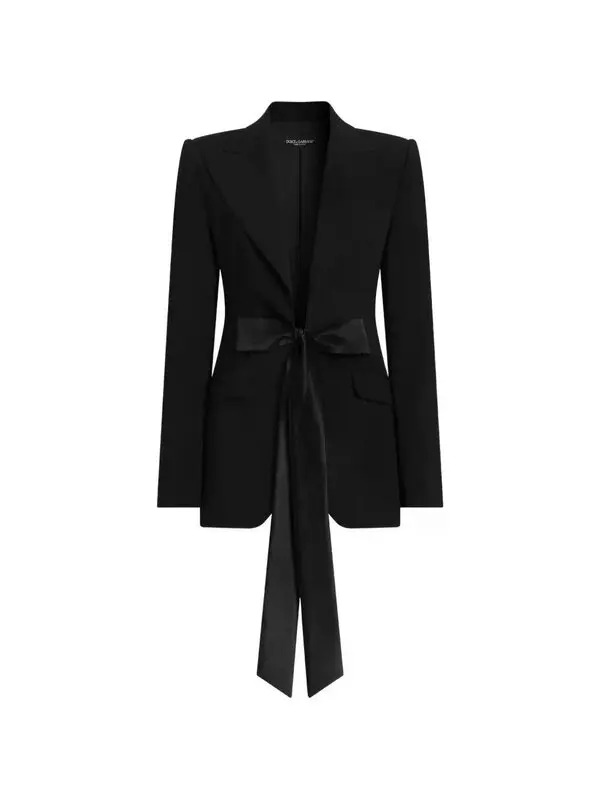 Dolce & Gabbana Turlington Single-breasted Micro-ribbed Jacket