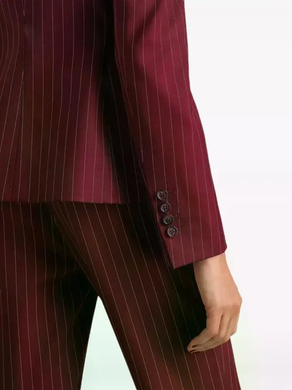 Dolce & Gabbana Turlington Single-breasted Pinstripe Wool Jacket
