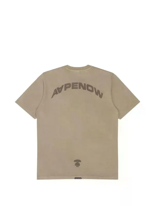 AAPE BY *A BATHING APE Moonface Patch Embroidered T-shirt
