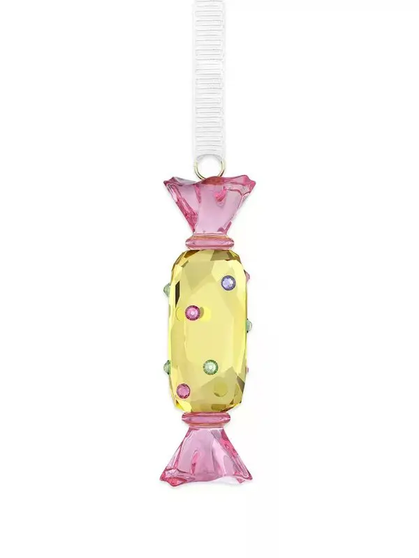SWAROVSKI Crystal-embellished Candy Ornament - Yellow