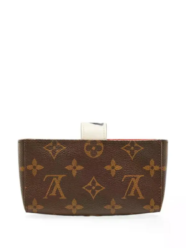 LOUIS VUITTON Monogram Canvas Tribal Mask Pouch