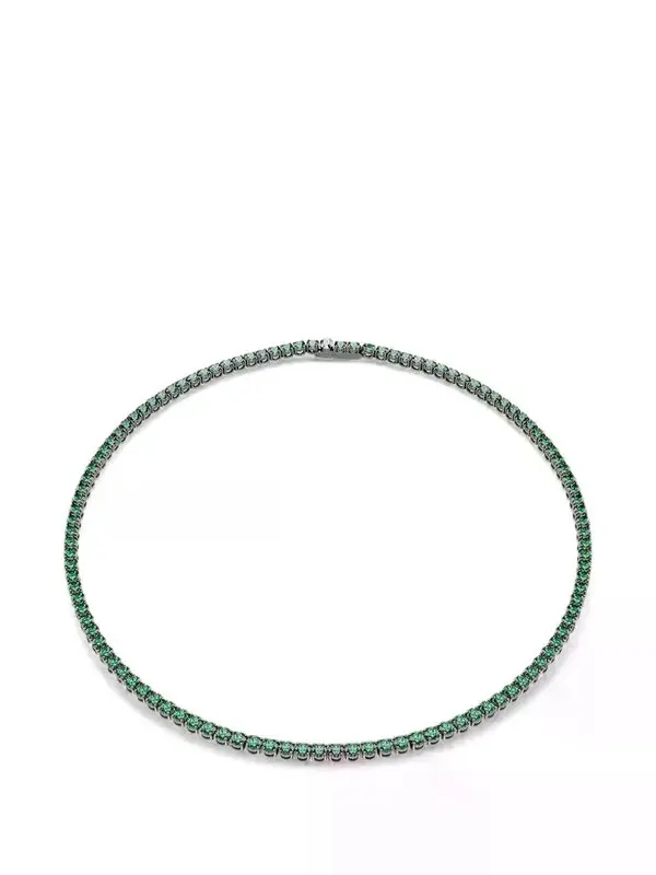 SWAROVSKI Crystal-embellished Tennis Necklace - Black
