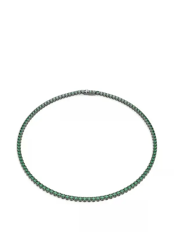 SWAROVSKI Crystal-embellished Tennis Necklace - Black