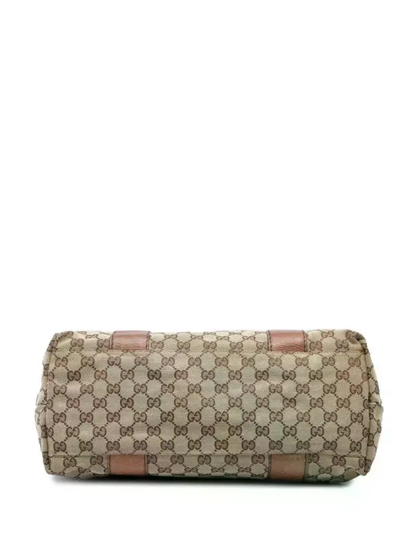 Gucci Gg Canvas Bamboo Libeccio Tote Bag