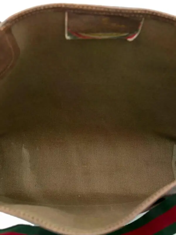 Gucci Gg Supreme Web Tote Bag