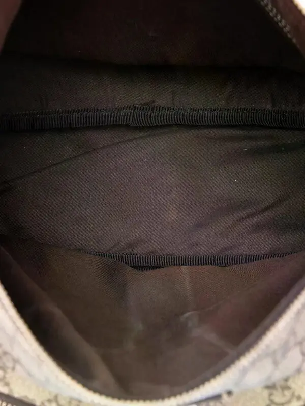 Gucci Gg Supreme Double Pocket Cross Body Bag