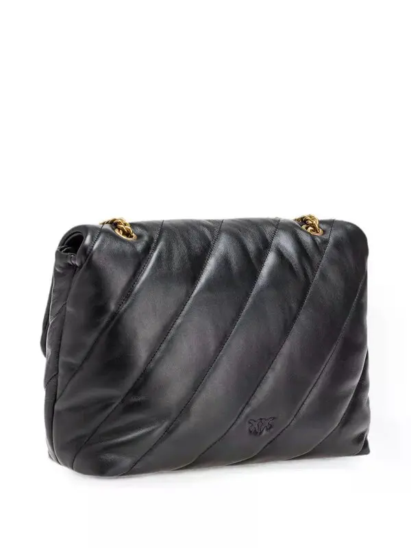 Pinko Love Puff Quilted Leather Shoulder Bag