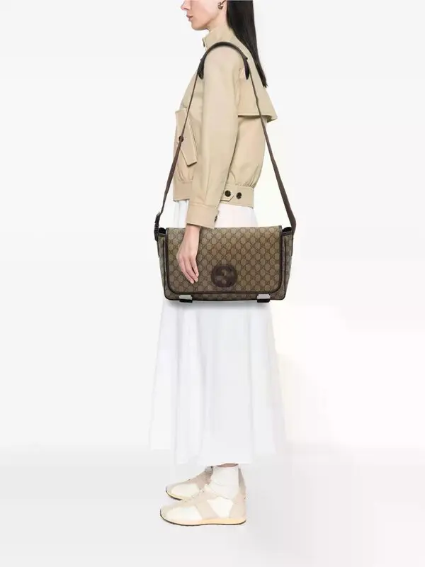 Gucci 2016-2026 Gg Supreme Interlocking G Crossbody Bag