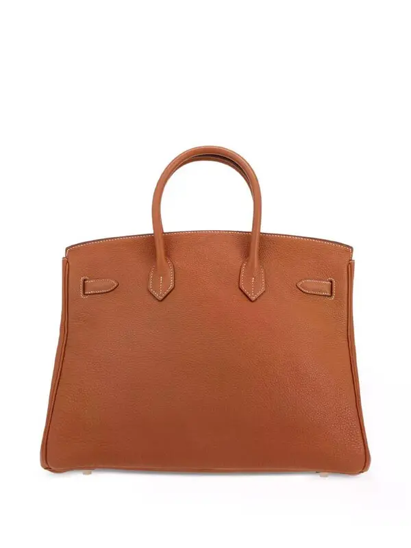 Hermès 2005 35 Birkin Togo Leather Tote Bag - Brown