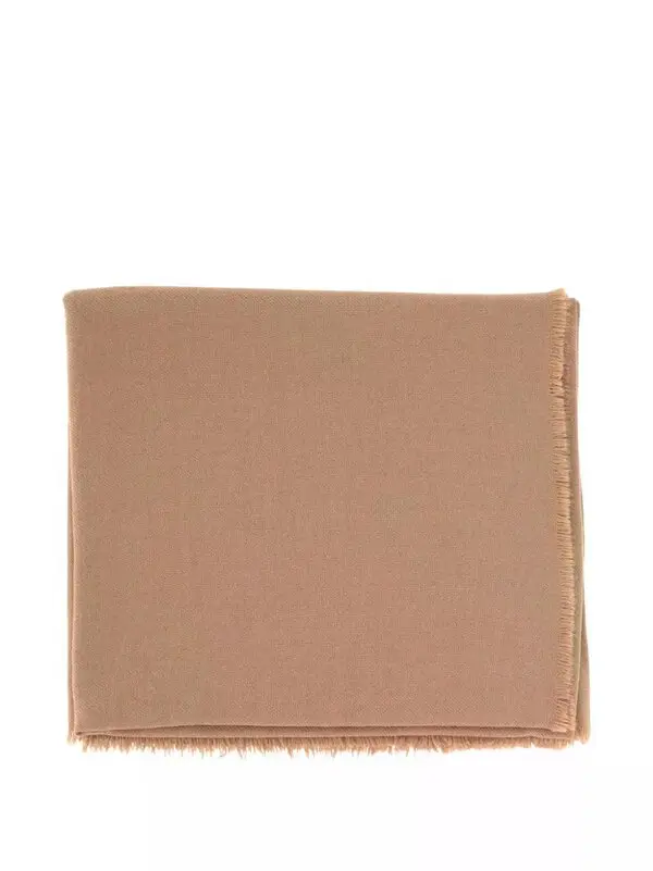 Destin Fringed Cashmere Scarf - Neutrals