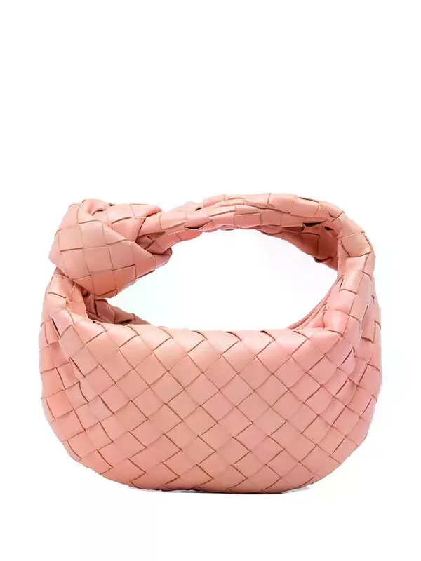 Bottega Veneta 2012-2026 Mini Nappa Intrecciato Jodie Hobo Bag - Pink