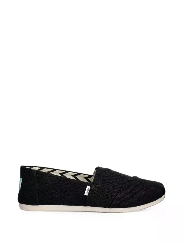 Toms Alpargata Canvas Slip-on Espadrilles - Black