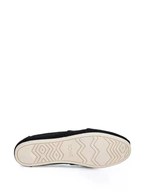 Toms Alpargata Canvas Slip-on Espadrilles - Black