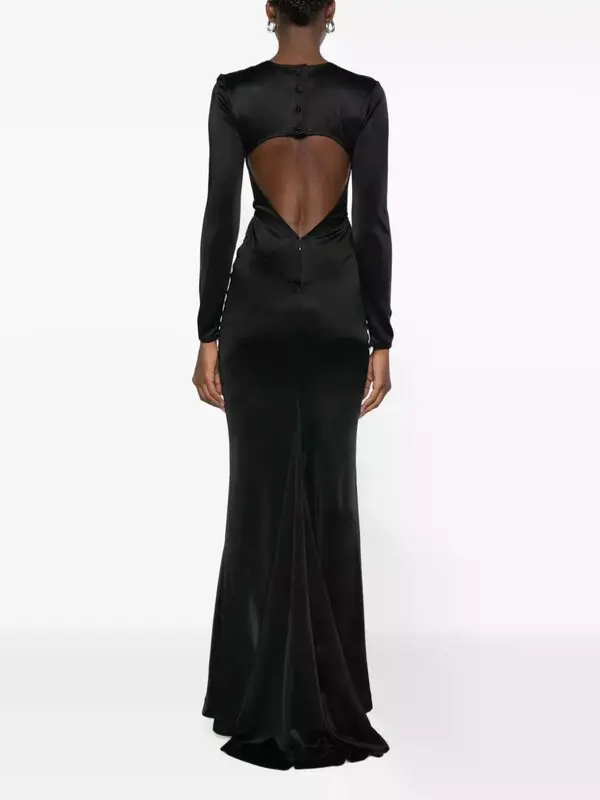 Co Cut-out Backless Maxi Dress