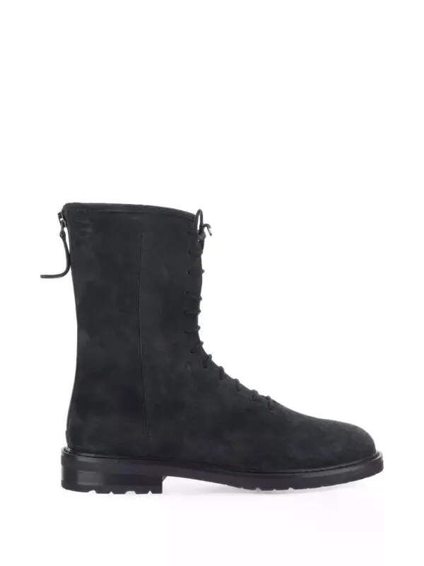 Legres Suede Lace-up Ankle Boots