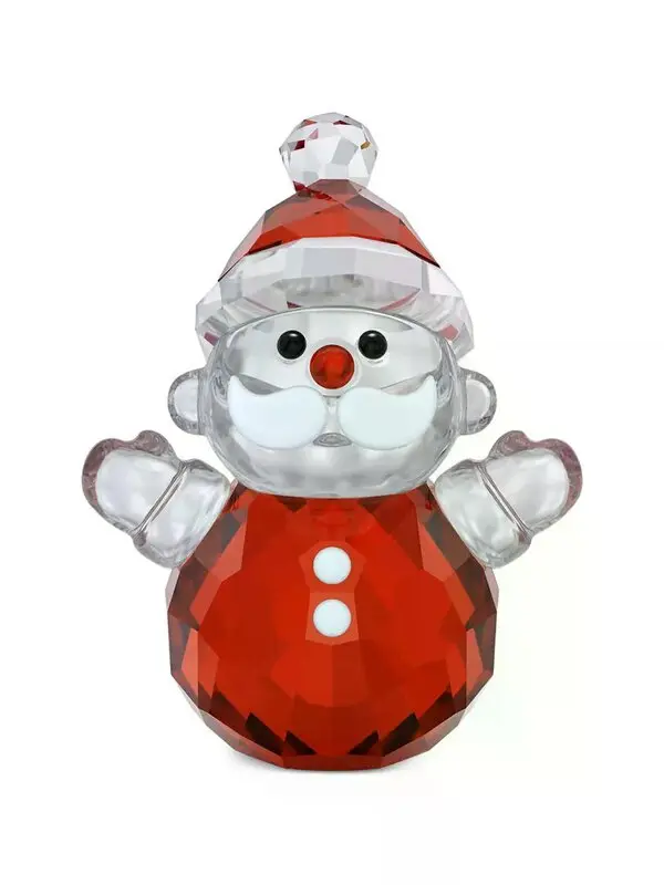 SWAROVSKI Holiday Cheers Faceted Santa Ornament - Red