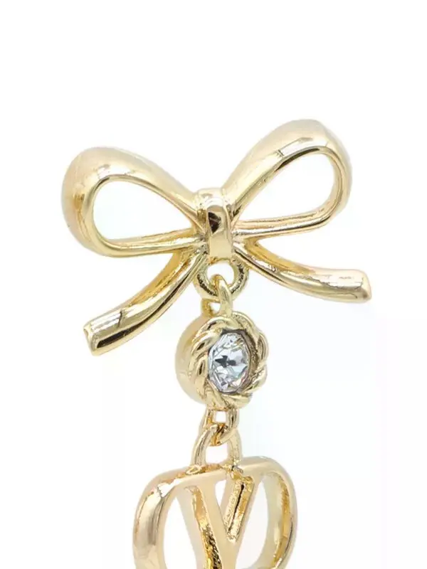 Valentino Garavani Vlogo Signature Bow Earrings