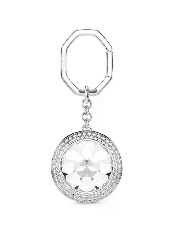 SWAROVSKI Una Crystal-embellished Keyring - Silver
