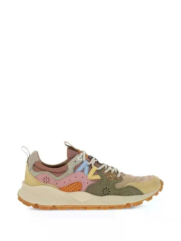 FLOWER MOUNTAIN Yamano 3 Suede-panelled Sneakers