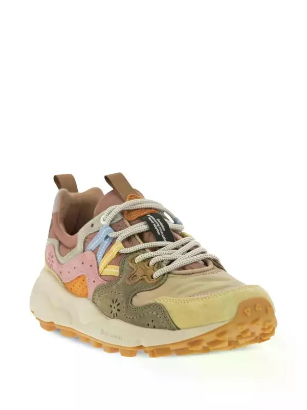 FLOWER MOUNTAIN Yamano 3 Suede-panelled Sneakers