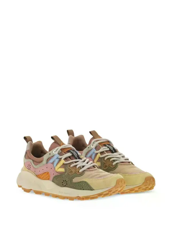 FLOWER MOUNTAIN Yamano 3 Suede-panelled Sneakers