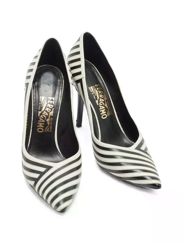 FERRAGAMO Susi Patch Pointed-toe Pumps
