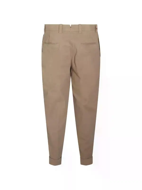 Incotex Pleated Turn-up Trousers