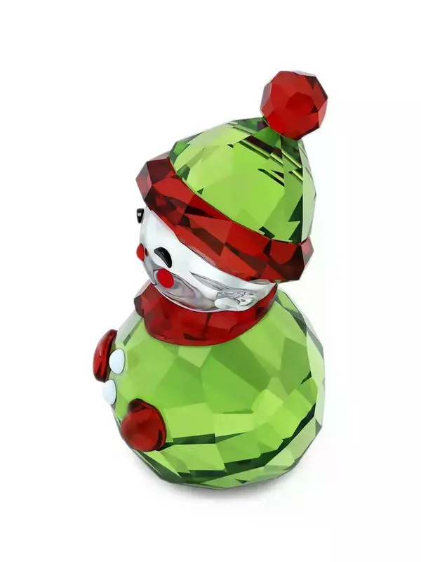 SWAROVSKI Holiday Cheers Faceted Crystal Elf Figurine - Green