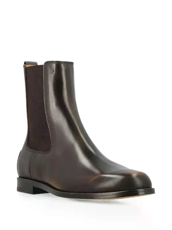 TOD'S Gommino-studded Leather Chelsea Boots