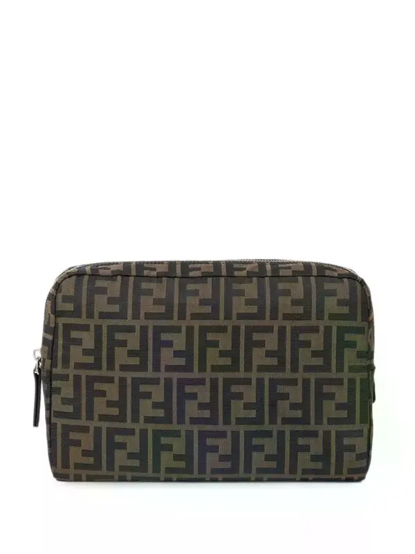 Fendi Superlight Ff Zucca Logo Clutch Bag - Brown