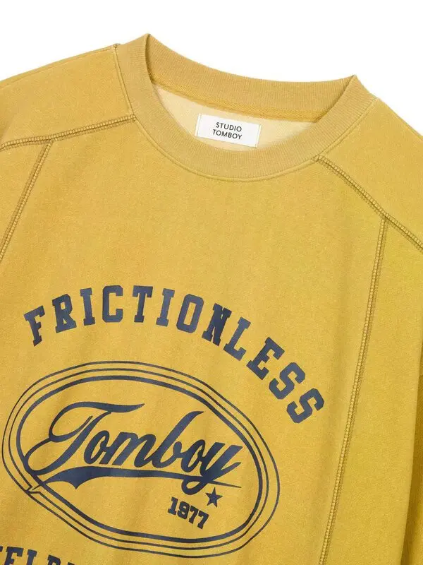 STUDIO TOMBOY Stitch-detail Logo-print Sweatshirt