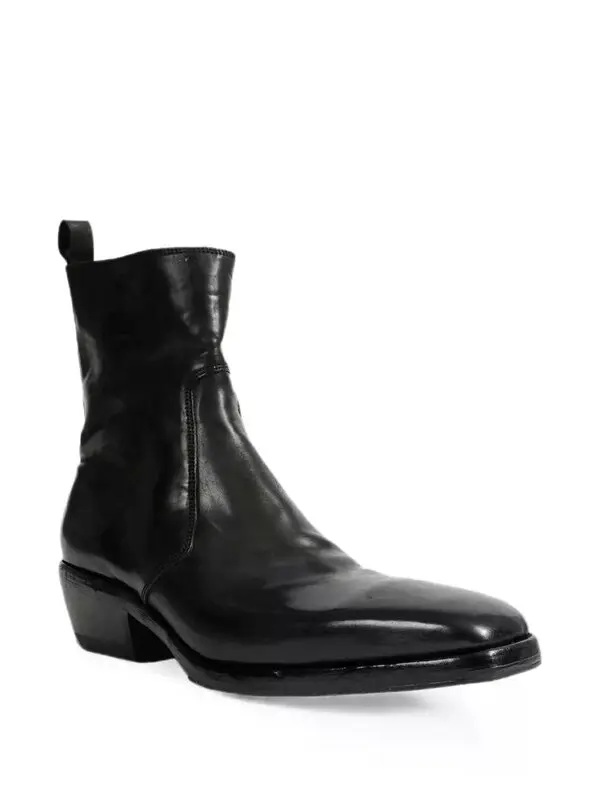 Premiata Soldatino Leather Ankle Boots