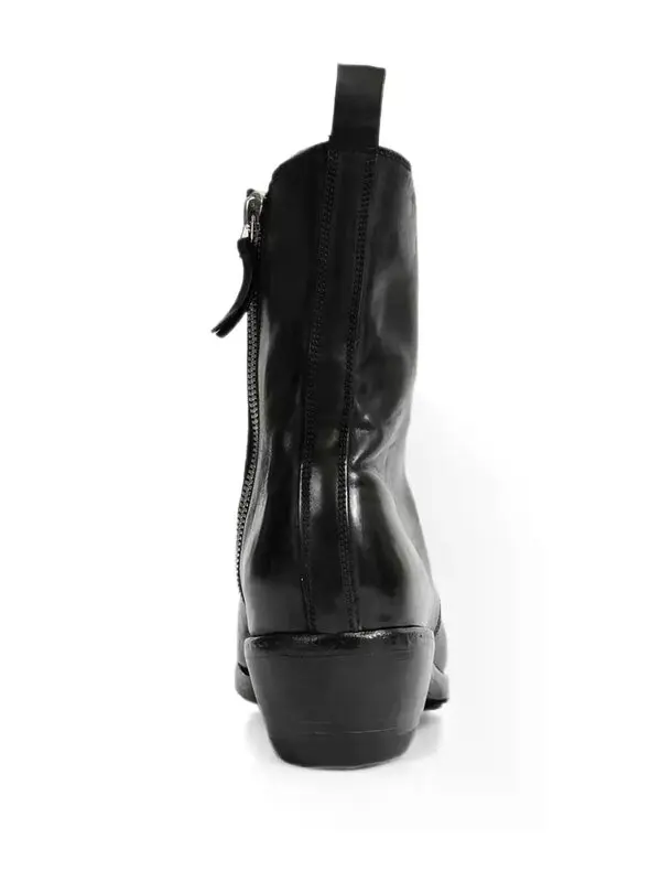 Premiata Soldatino Leather Ankle Boots