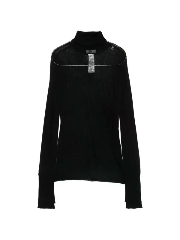 Elisabetta Franchi Wool Turtleneck Top
