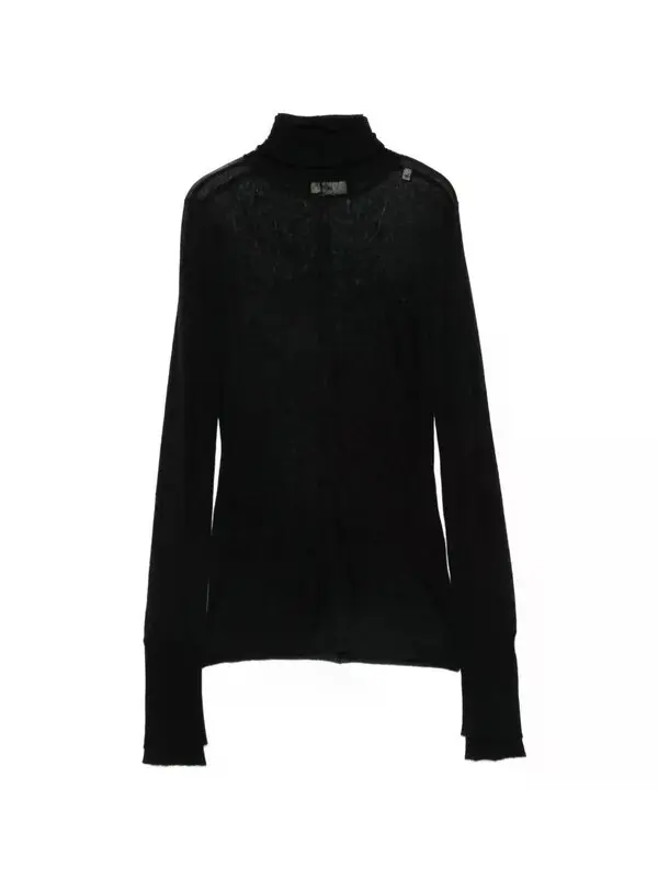 Elisabetta Franchi Wool Turtleneck Top
