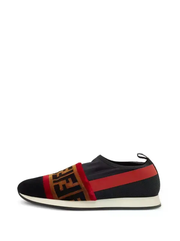 Fendi Runaway Slip-on Sneakers - Black