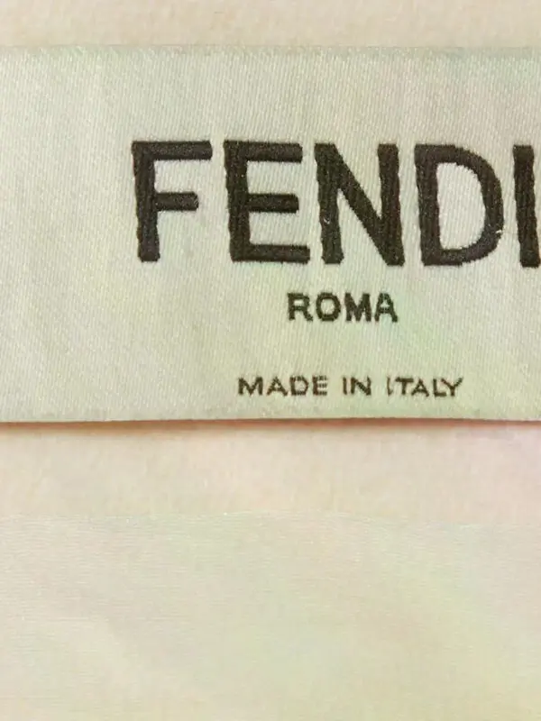Fendi Canvas Flared Mini Skirt