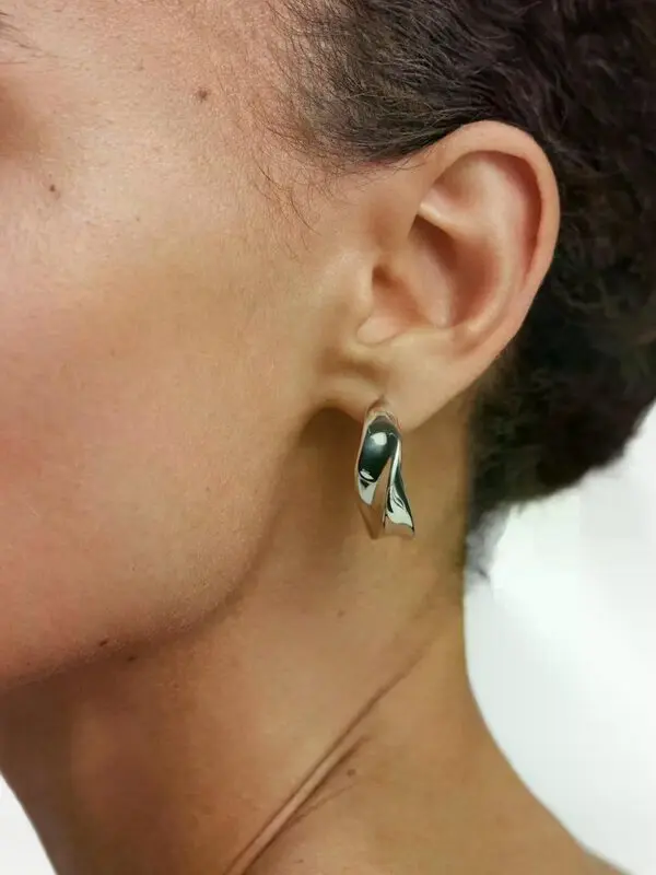 Monica Vinader Medium Nomade Hoop Earrings