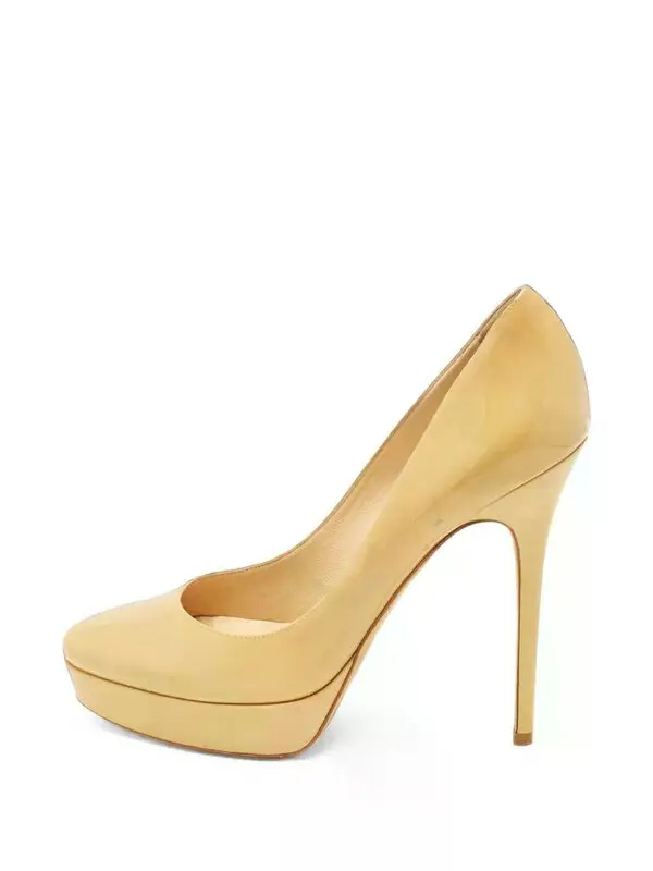 JIMMY CHOO Cosmic Patent Leather Platform Pumps