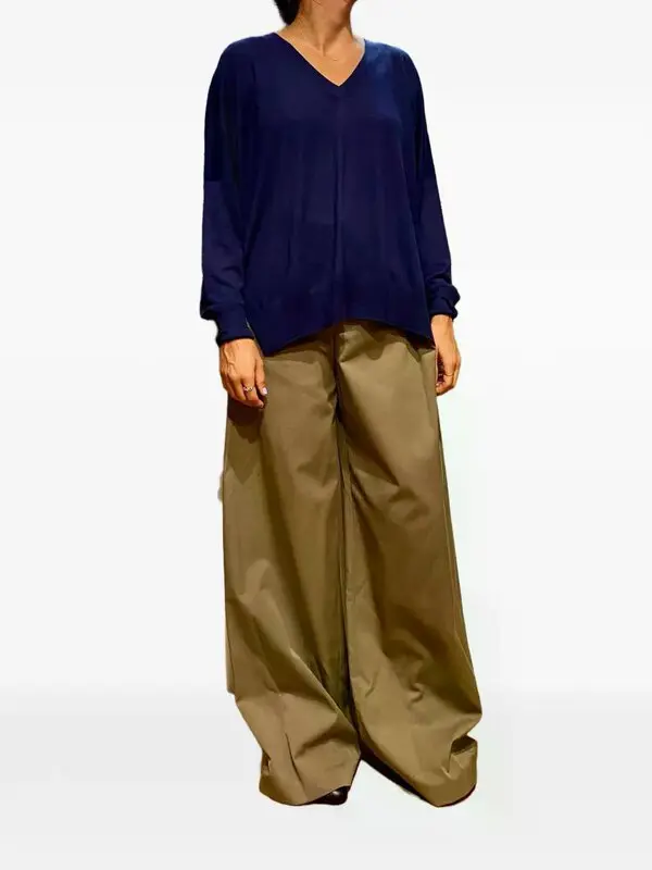 GRAN SASSO V-neck Long-sleeve Sweater