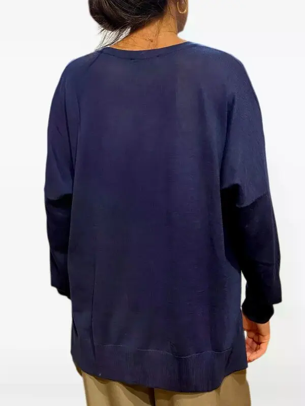 GRAN SASSO V-neck Long-sleeve Sweater