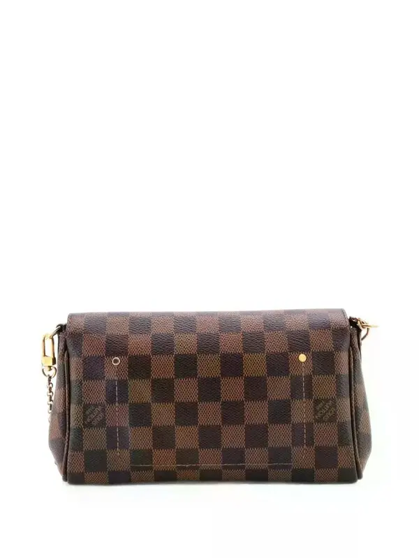 LOUIS VUITTON Damier Ebene Favorite Pm Crossbody Bag - Brown