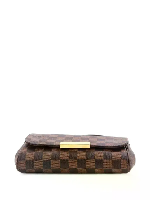 LOUIS VUITTON Damier Ebene Favorite Pm Crossbody Bag - Brown